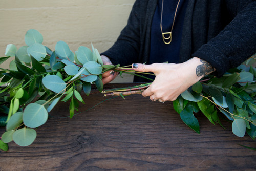 Make Your Own Floral Table Garland for Holiday Dinner Party Decor ...